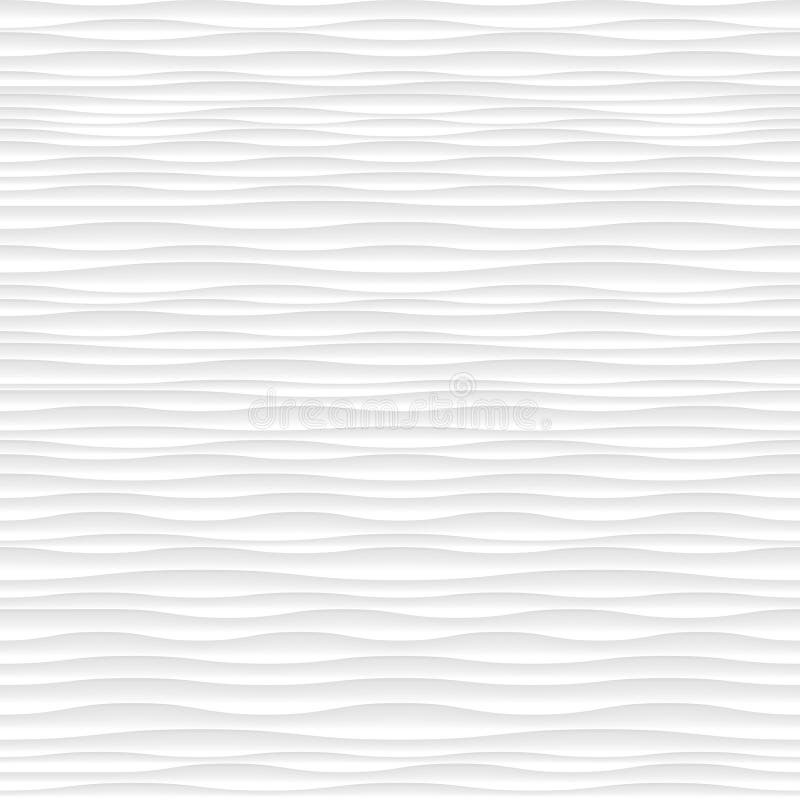 White Wave Pattern Background with Seamless Horizontal Wave Wall ...