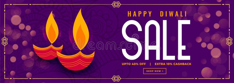 Design De Banner Roxo De Venda De Design Diwali Feliz Ilustração do ... Design De Banner Roxo De Venda De Design Diwali Feliz Ilustração do ...