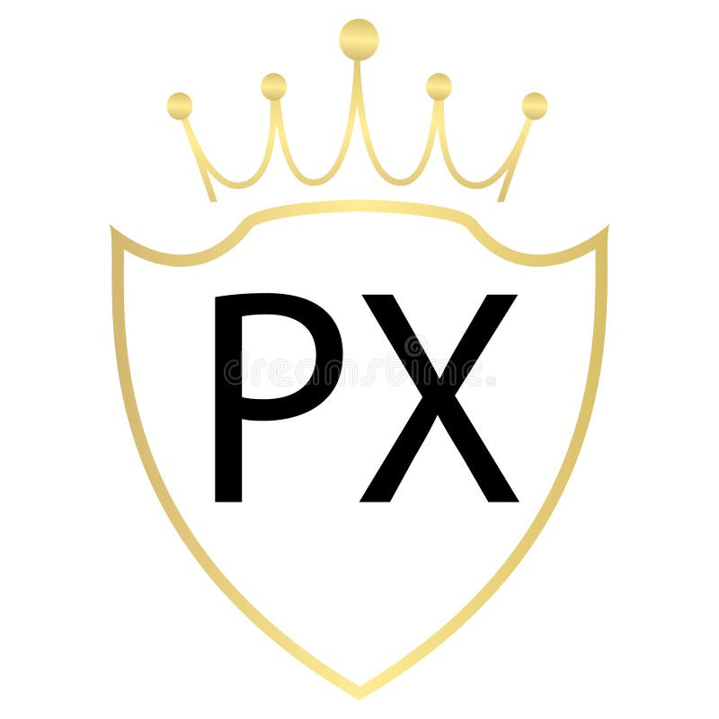 Design De Logotipo De Letra Px Com Estilo Simples Ilustração do Vetor ...
