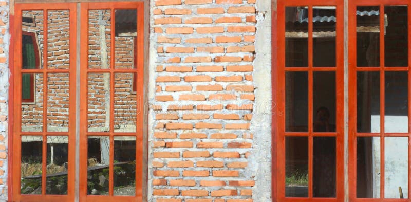 Design De Madeira Do Windows Frame Imagem de Stock - Imagem de ...