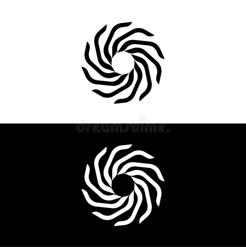 Design De Modelo De Logotipo De Vetor Circular Ilustração do Vetor ...