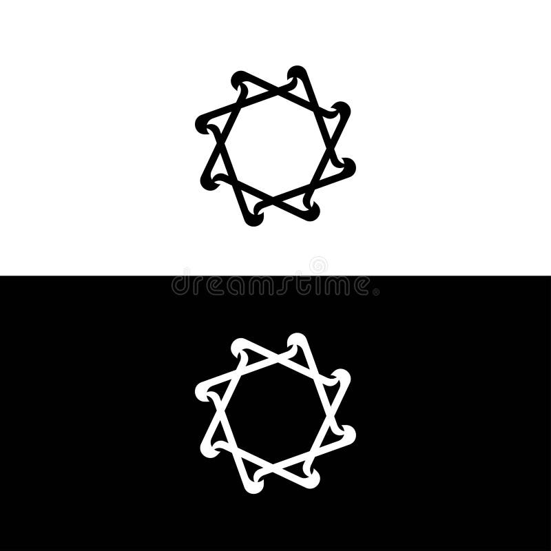 Design De Modelo De Logotipo De Vetor Circular . Ilustração do Vetor ...