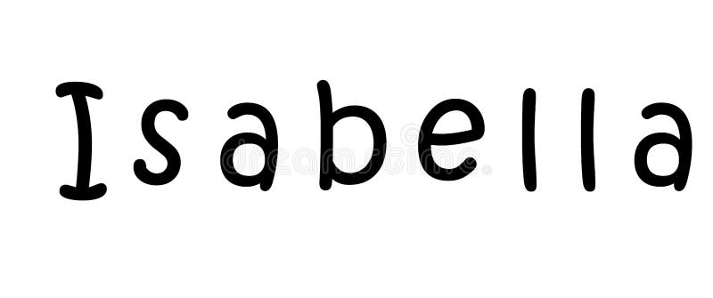 Design De Nome De Texto Simples Ilustração Stock - Ilustração de ...