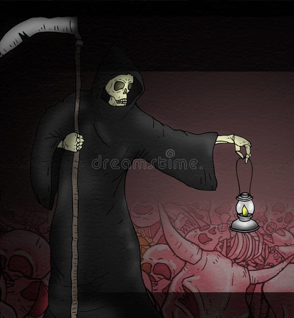 Design of dead man draw stock illustration. Illustration of cartoon ...