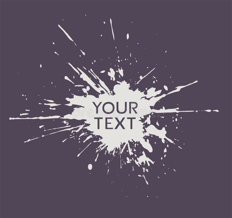 Design of Decorative Ink Stain Stock Vector - Illustration of abstract ...