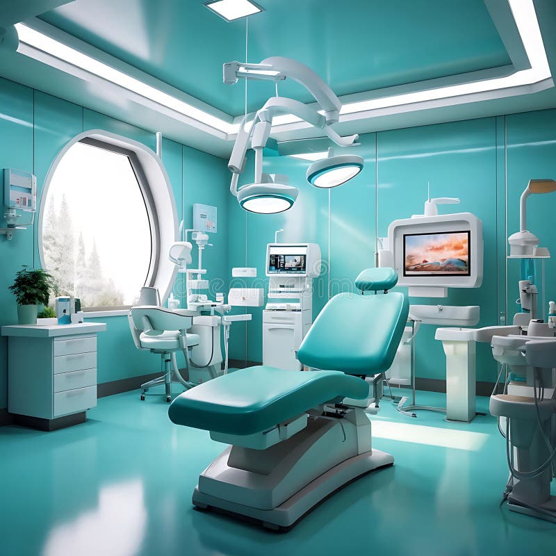 Design of a Dentist S Work Space in a Hospital or Clinic Stock ...