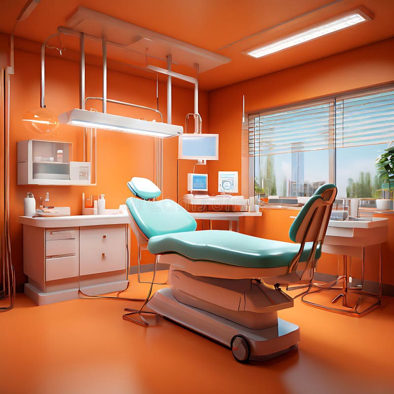 Design of a Dentist S Work Space in a Hospital or Clinic Stock ...