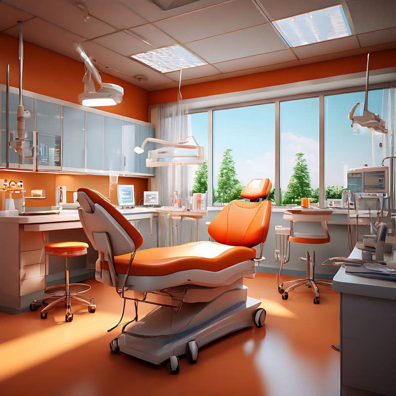 Design of a Dentist S Work Space in a Hospital or Clinic Stock ...