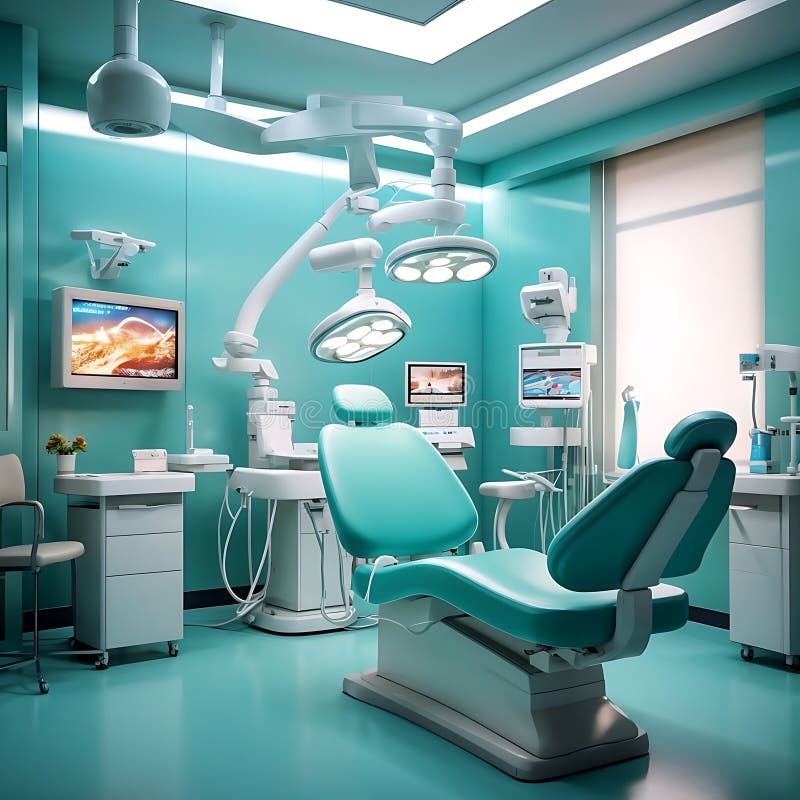 Design of a Dentist S Work Space in a Hospital or Clinic Stock ...