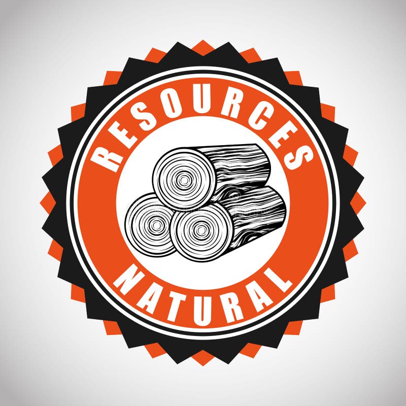 Design Der Natürlichen Ressourcen Stock Abbildung - Illustration von ...