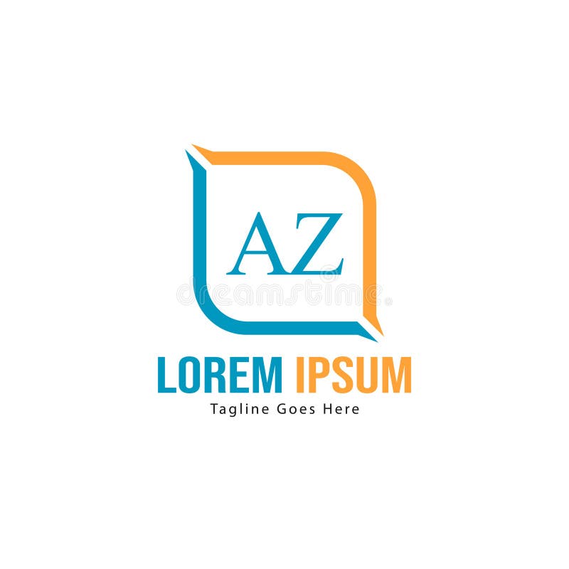 Design Des AZ-Letter-Logos Creative Modern AZ Letters Icon Illustration ...