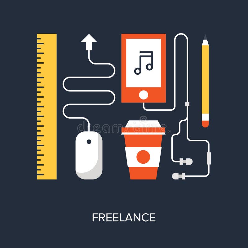 Design and Development Vector Illustration Concept Stock Vector ...