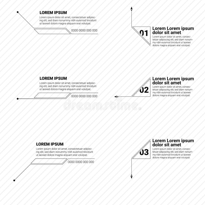 Digital Callouts Titles. Set of Information Labels Stock Vector ...