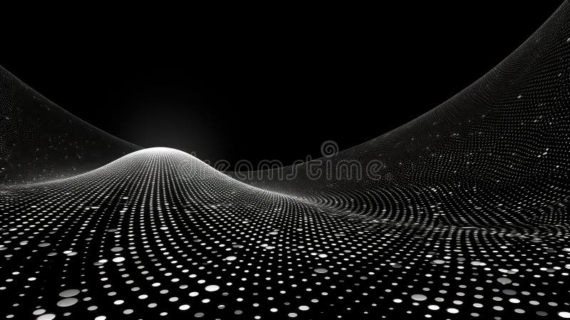Design Digital Dots Background Stock Illustration - Illustration of ...