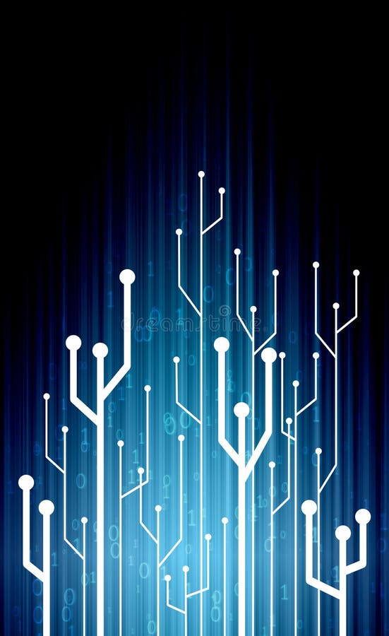 Design digital electrical stock illustration. Illustration of high ...