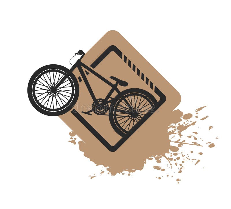 Design of Dirt Jump Bicycle Stock Vector - Illustration of dirt ...