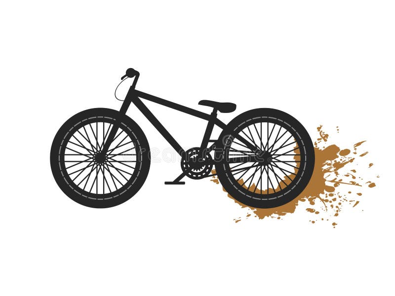 Design of Dirt Jump Bicycle Stock Vector - Illustration of dirt ...