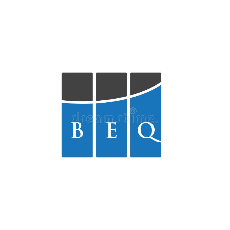 Design Do Logotipo Da Letra Beq Em Fundo Preto. Conceito De Logotipo De ... Design Do Logotipo Da Letra Beq Em Fundo Preto. Conceito De Logotipo De ...