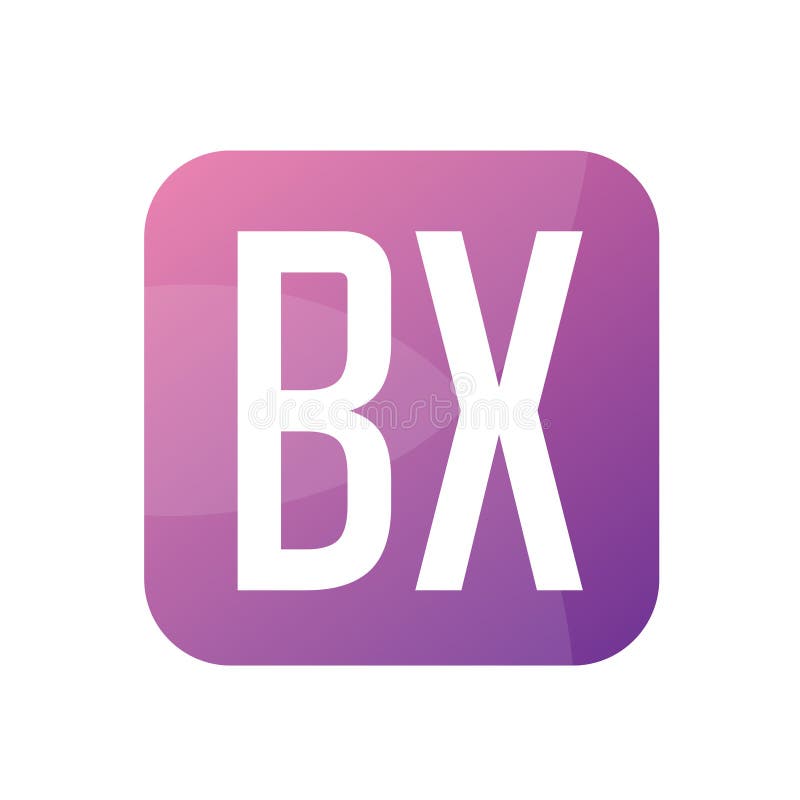 Design Do Logotipo Da Letra Bx Com Estilo Simples Ilustração do Vetor ... Design Do Logotipo Da Letra Bx Com Estilo Simples Ilustração do Vetor ...