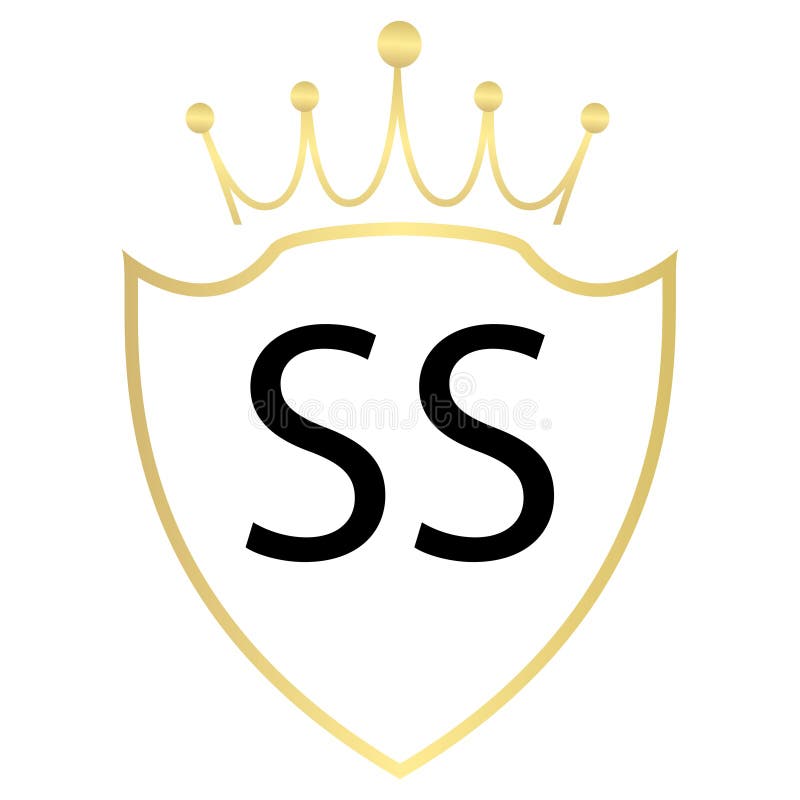 Design Do Logotipo Da Letra Ss Com Estilo Simples Ilustração do Vetor ...