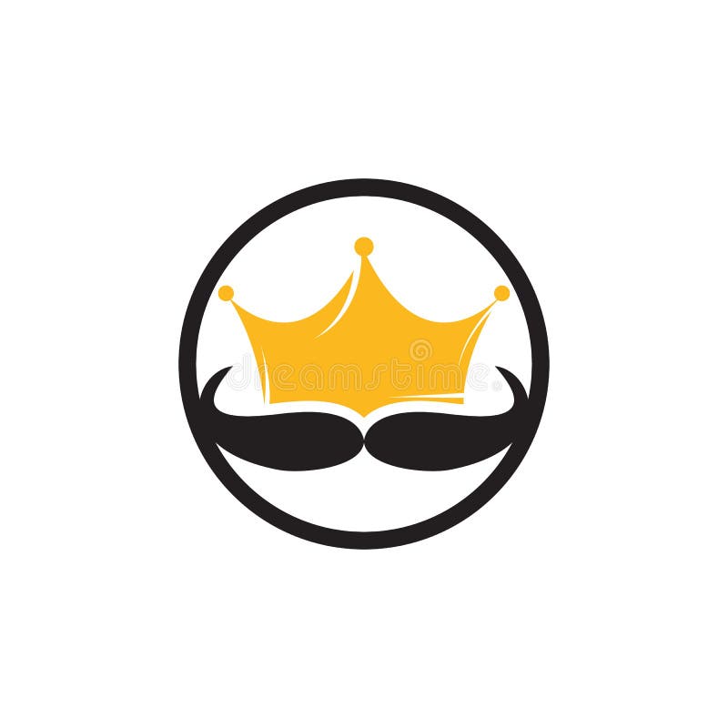Design Do Logotipo Vetor De Bigode. Ilustração do Vetor - Ilustração de ...