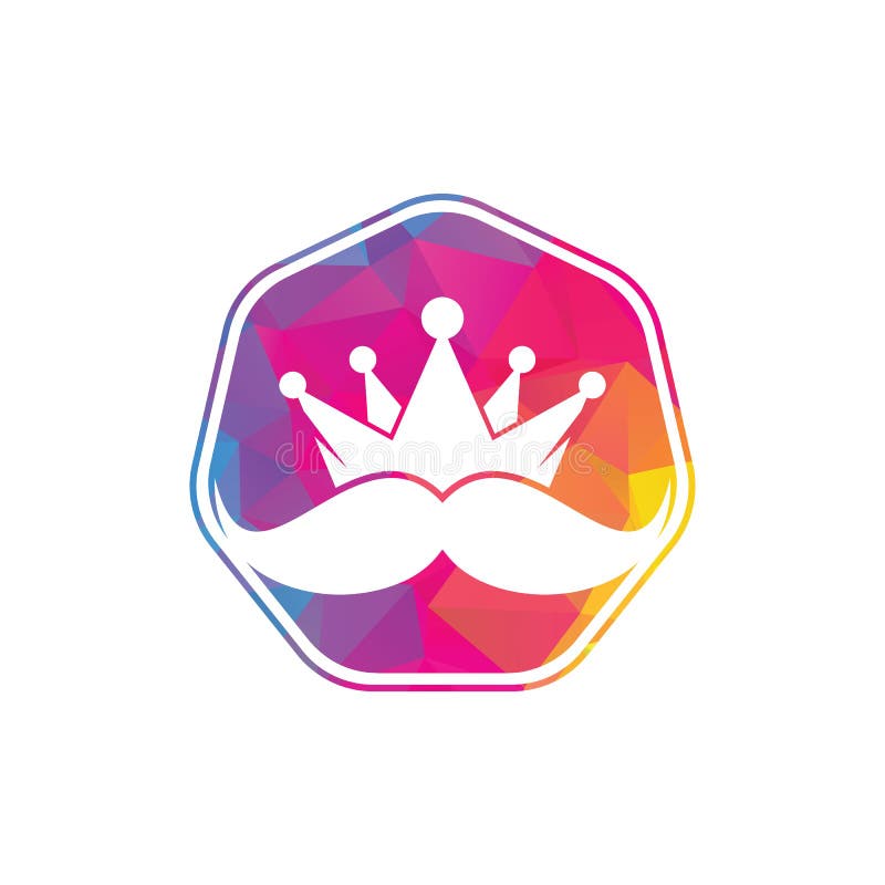 Design Do Logotipo Vetor De Bigode. Ilustração do Vetor - Ilustração de ...
