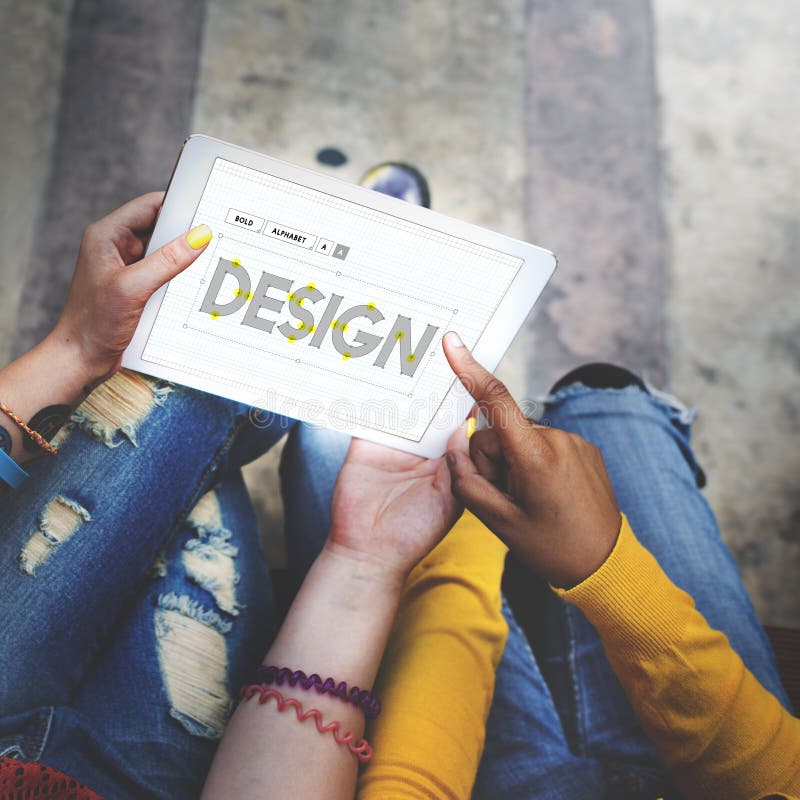 Design Draft Creative Ideas Concept Stock Image - Image of media ...