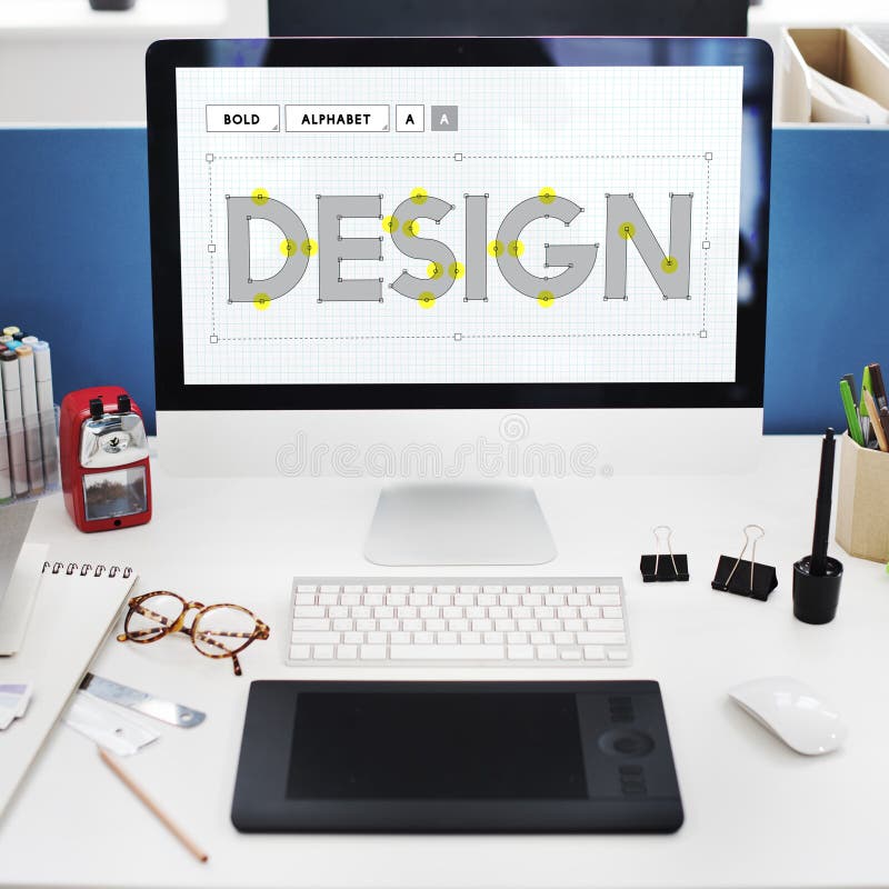 Design Draft Creative Ideas Concept Stock Image - Image of model ...