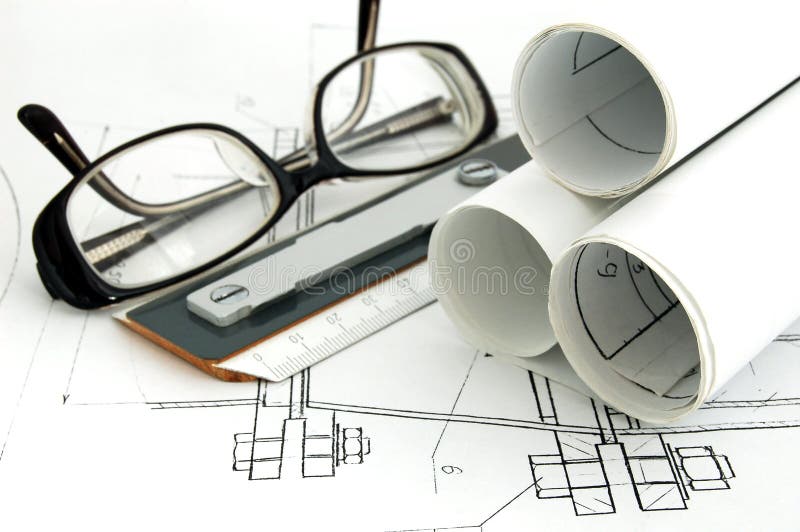 Design draft papers stock image. Image of floor, dimensions - 3179391