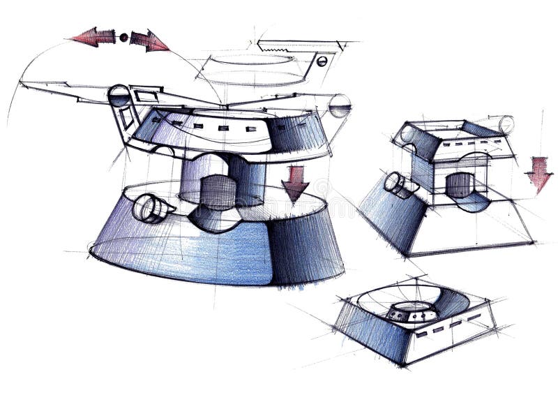 Draft Sketch Development of the Design of an Exclusive Pen and ...