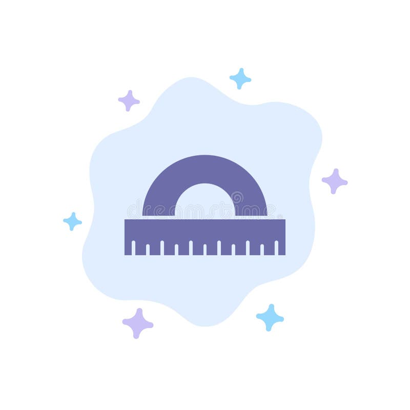 Design, Drawing, Education, Geometry Blue Icon on Abstract Cloud ...