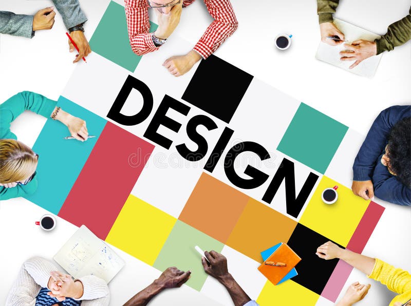 Design Drawing Outline Planning Purpose Creative Concept Stock Image ...