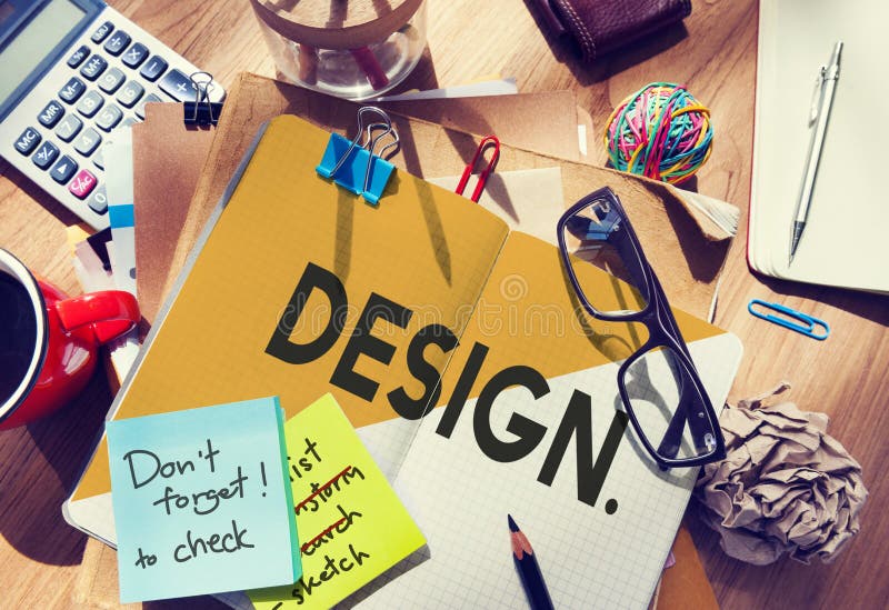 Design Drawing Outline Planning Purpose Creative Concept Stock Photo ...
