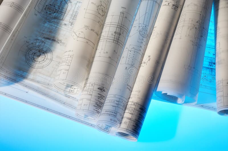 Engineering drawings stock photo. Image of plan, diagram - 2321018
