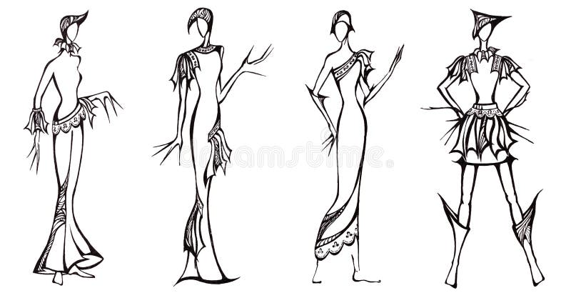 Design of Dresses Based on the Knight Armor Stock Illustration ...