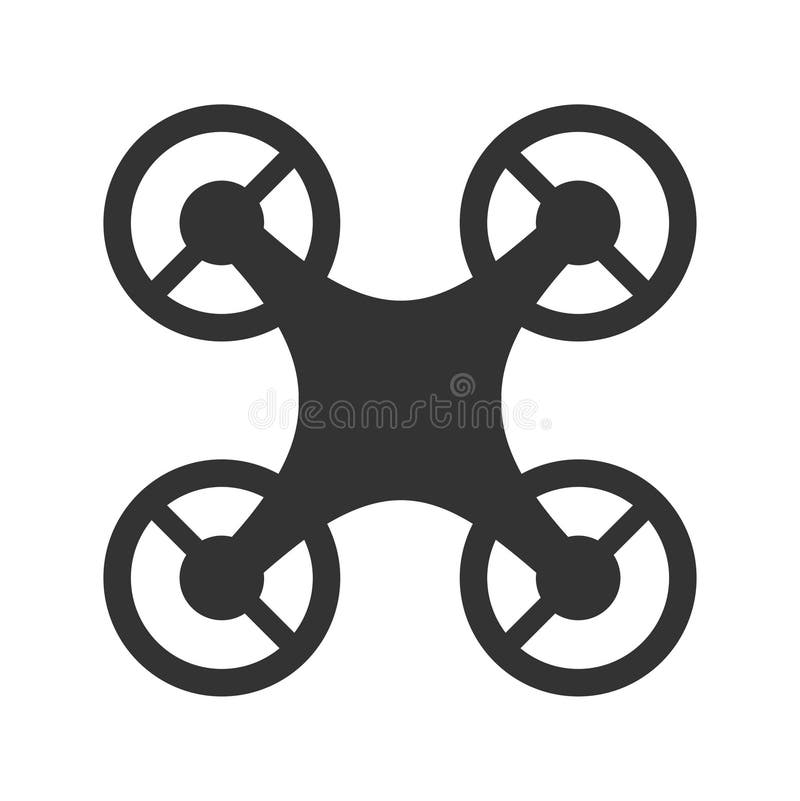 Design of drone symbol stock vector. Illustration of aircraft - 352754843