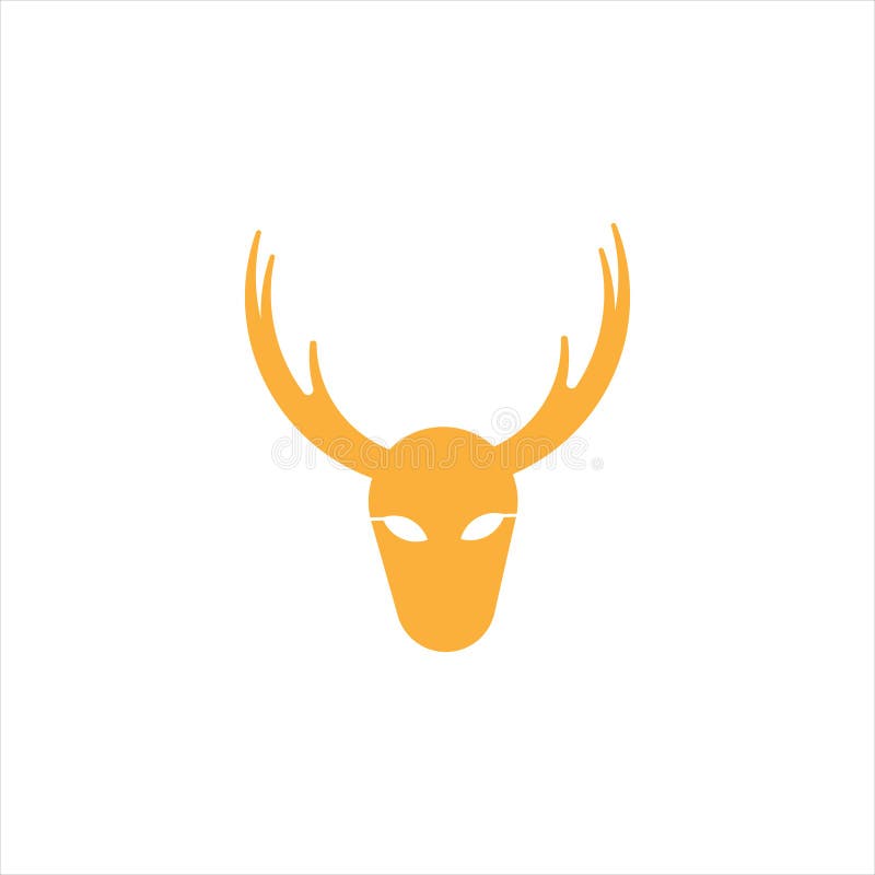 Design du logo cerf illustration de vecteur. Illustration du compagnie ...