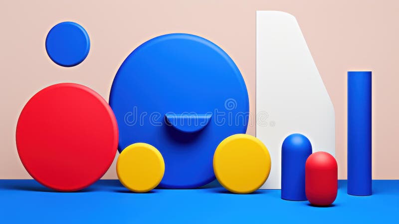 Design Dynamic Artwork with Bold Colors and Shapes for a Dramatic ...