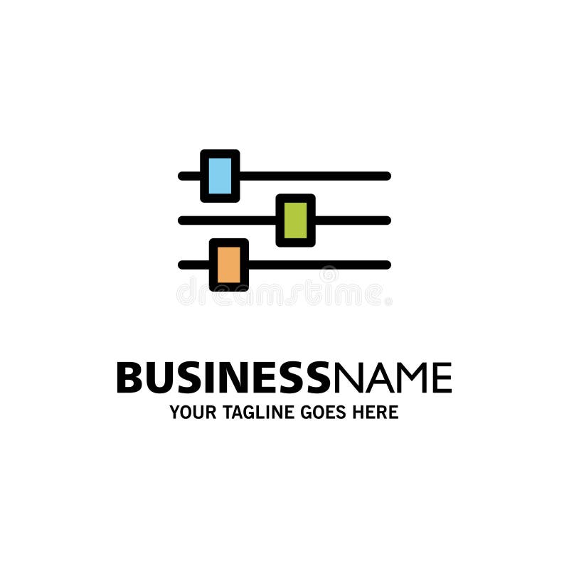 Design, Edit, Tool Business Logo Template. Flat Color Stock Vector ...