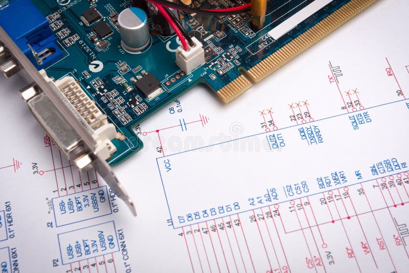Engineer table design stock photo. Image of circuitboard - 8475810