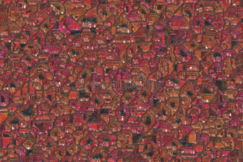 Cute Computer Dark Digitally Drawn Texture or Background Illustration ...