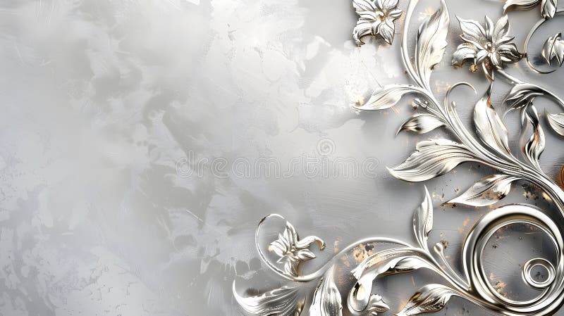 Design Elegant Silver Background Stock Illustration - Illustration of geometric, wallpaper ...