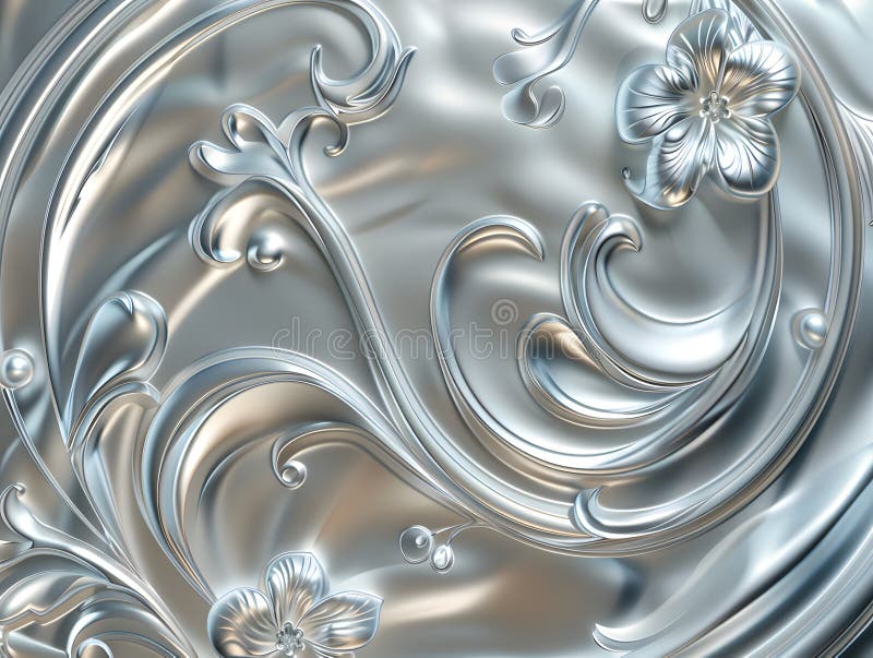 Design Elegant Silver Background Stock Illustration - Illustration of brushed, blurred: 336283014