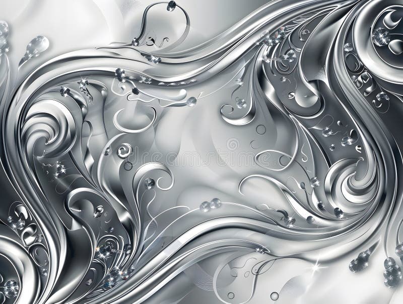 Design Elegant Silver Background Stock Illustration - Illustration of colours, festive: 336283018