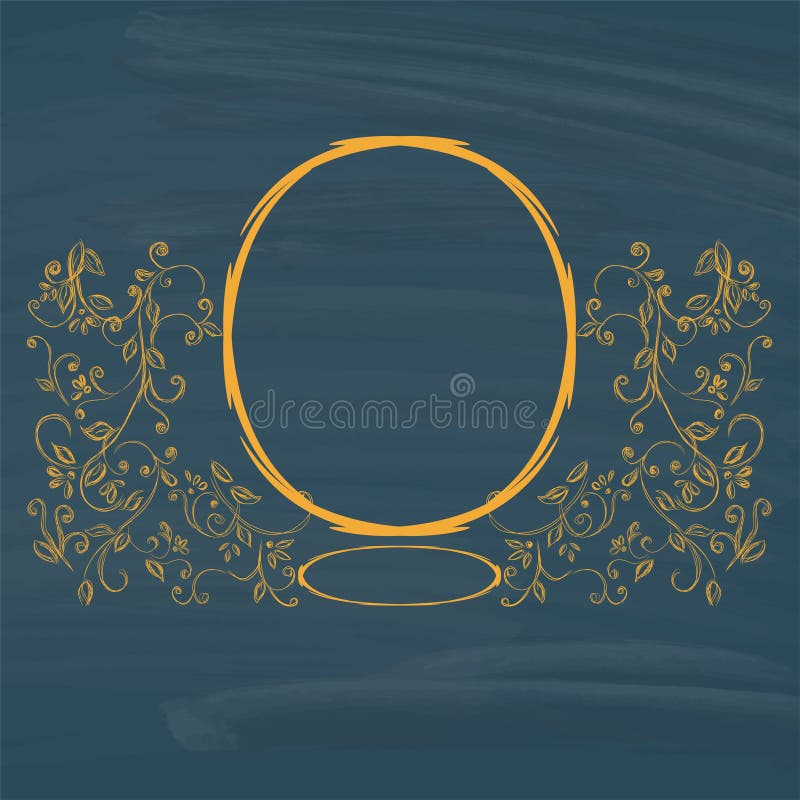 Design Element. Beauty Decorative Frame for Text Stock Vector ...