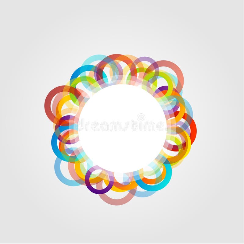 Design Element with Colorful Circles Stock Image - Image of abstract ...