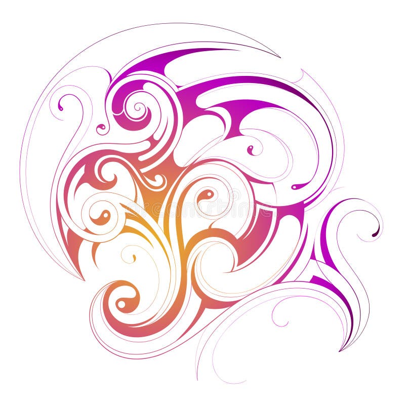 Curly design stock vector. Illustration of decorative - 15764745