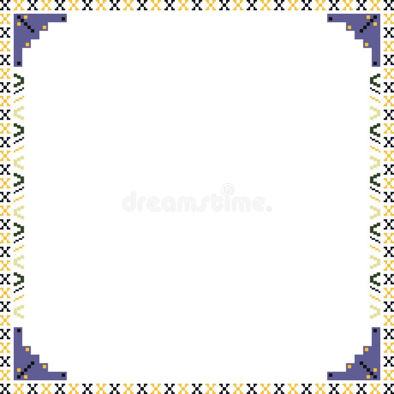 Design element, frame stock vector. Illustration of pixel - 162189999