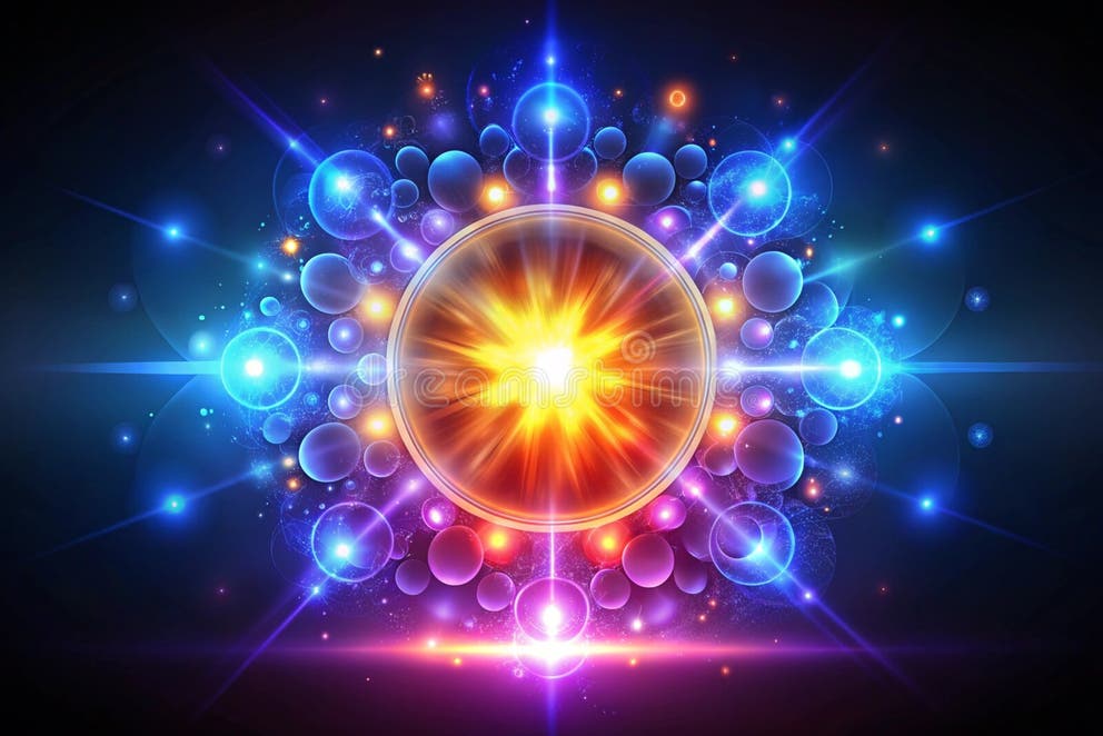 Design element - Glow stock illustration. Illustration of futuristic ...