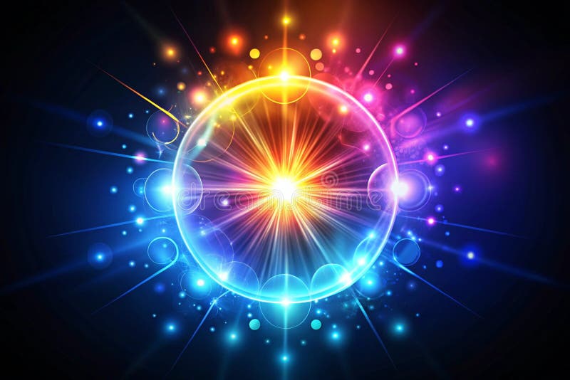 Design element - Glow stock illustration. Illustration of visual ...